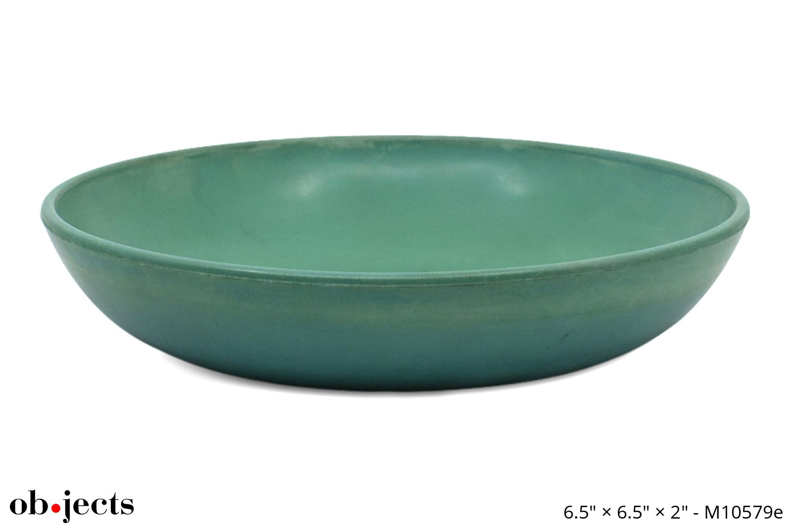 Bowl Teal Green Rubber | Ob•jects