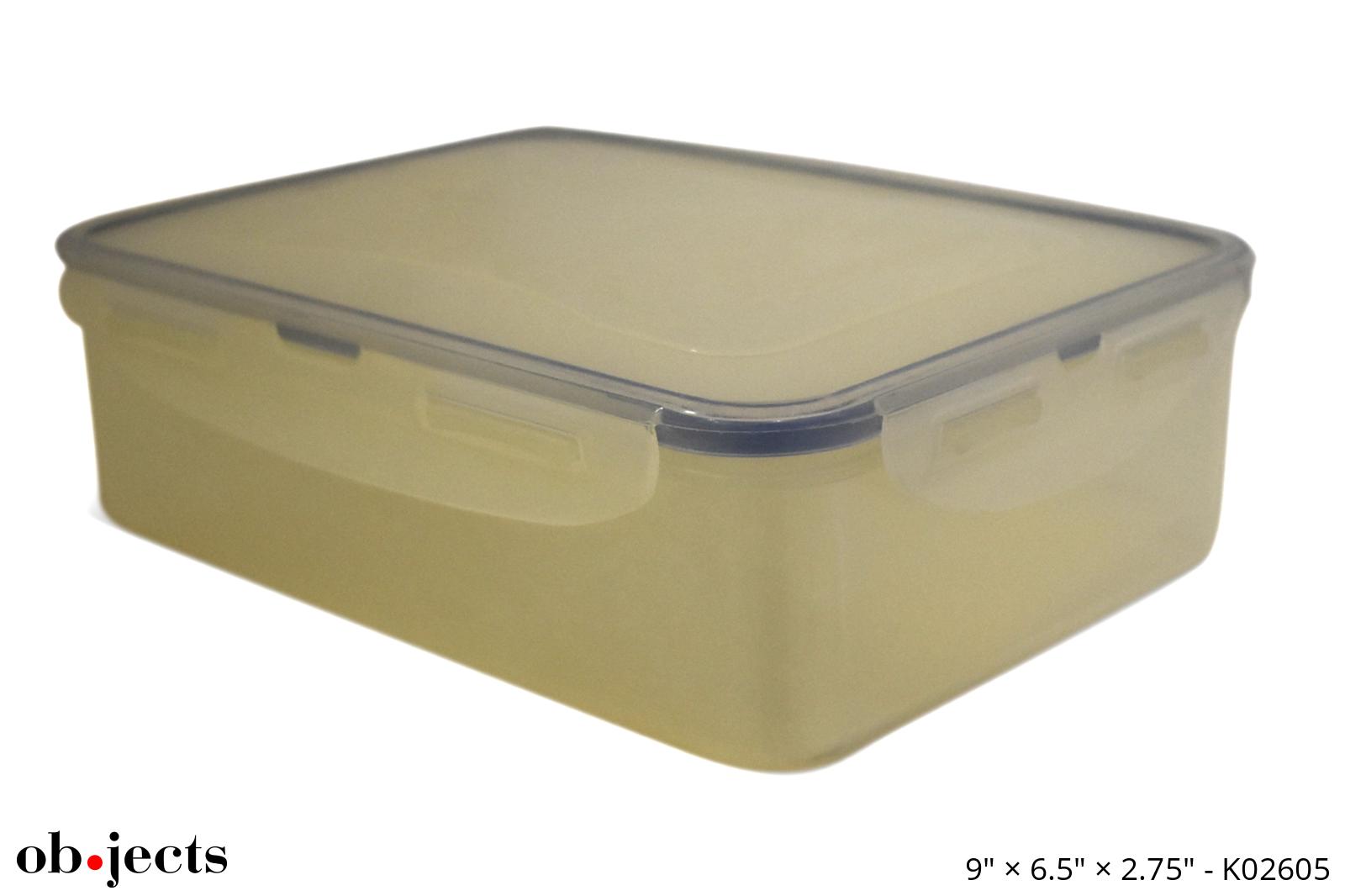 Container Plastic w/Blue Lid | Ob•jects